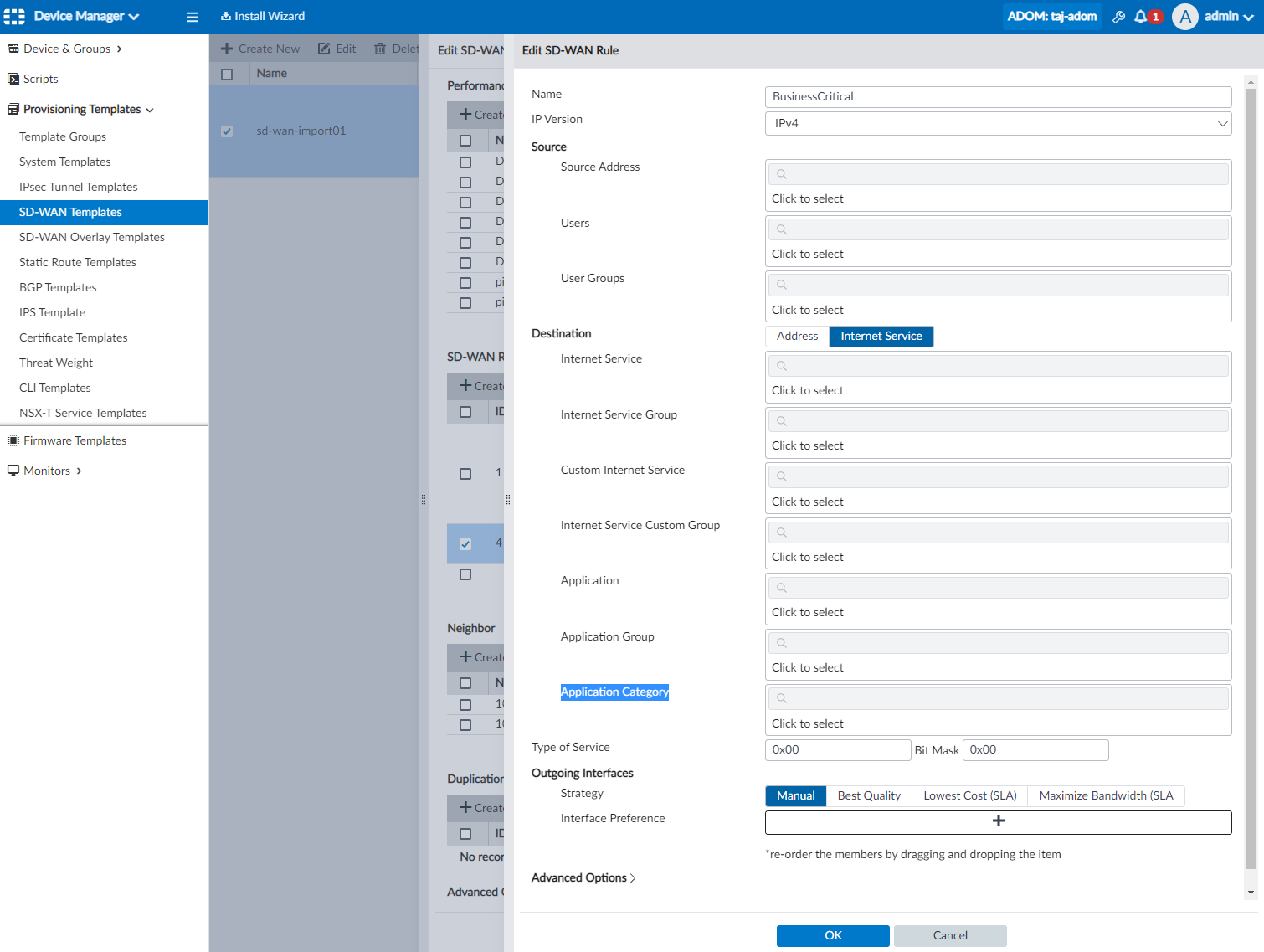 SD WAN Template Enhancement FortiManager 7 2 0